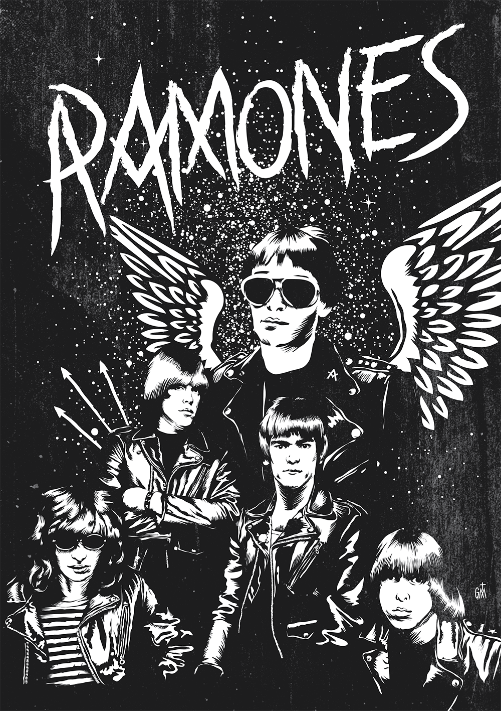 George Manta – RAMONES fanzine TMDG copy – GEORGE MANTA